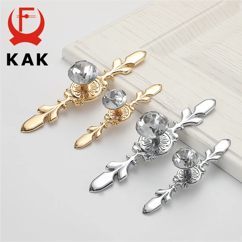 Купить Скобяные изделия | KAK Luxury Diamond Crystal Handles Shoebox ...