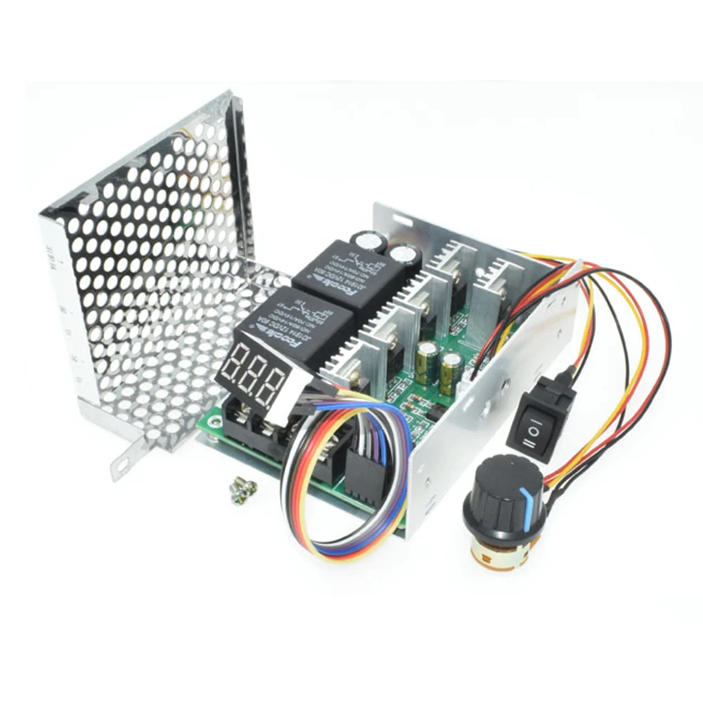 Купить Алиэкспресс | Digital Display Adjustable DC 10-50V 40A DC Motor Speed Controller PWM 12V ...