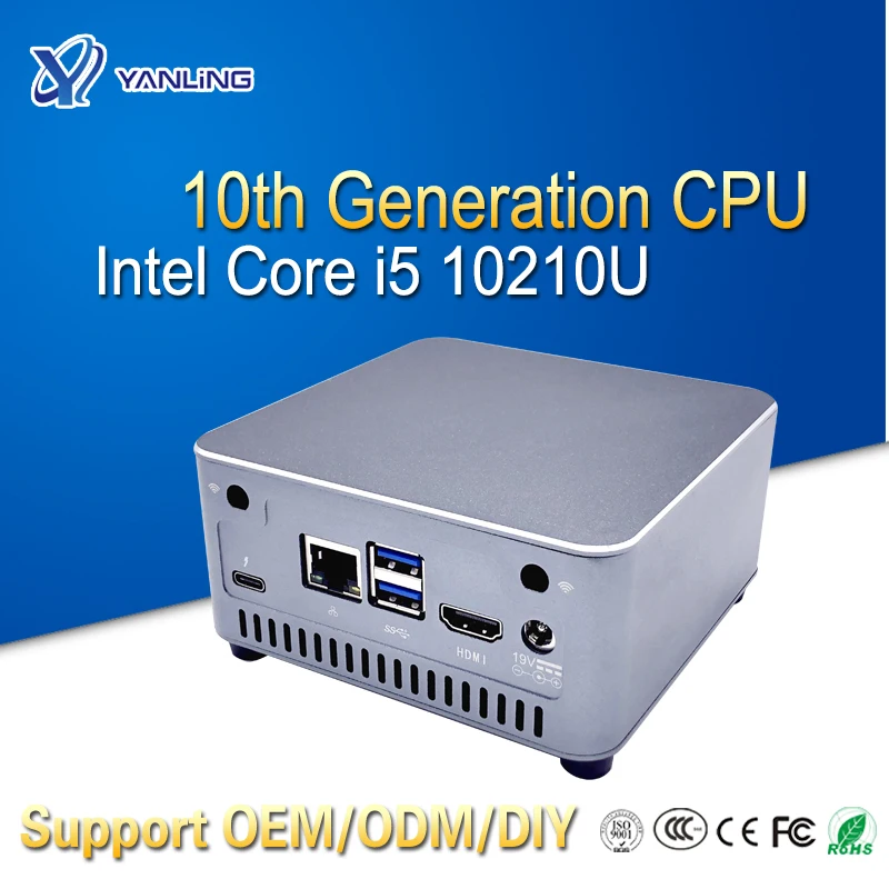 Купить Мини-ПК | Yanling 10th Generation I5 10210U CPU Mini PC for ...