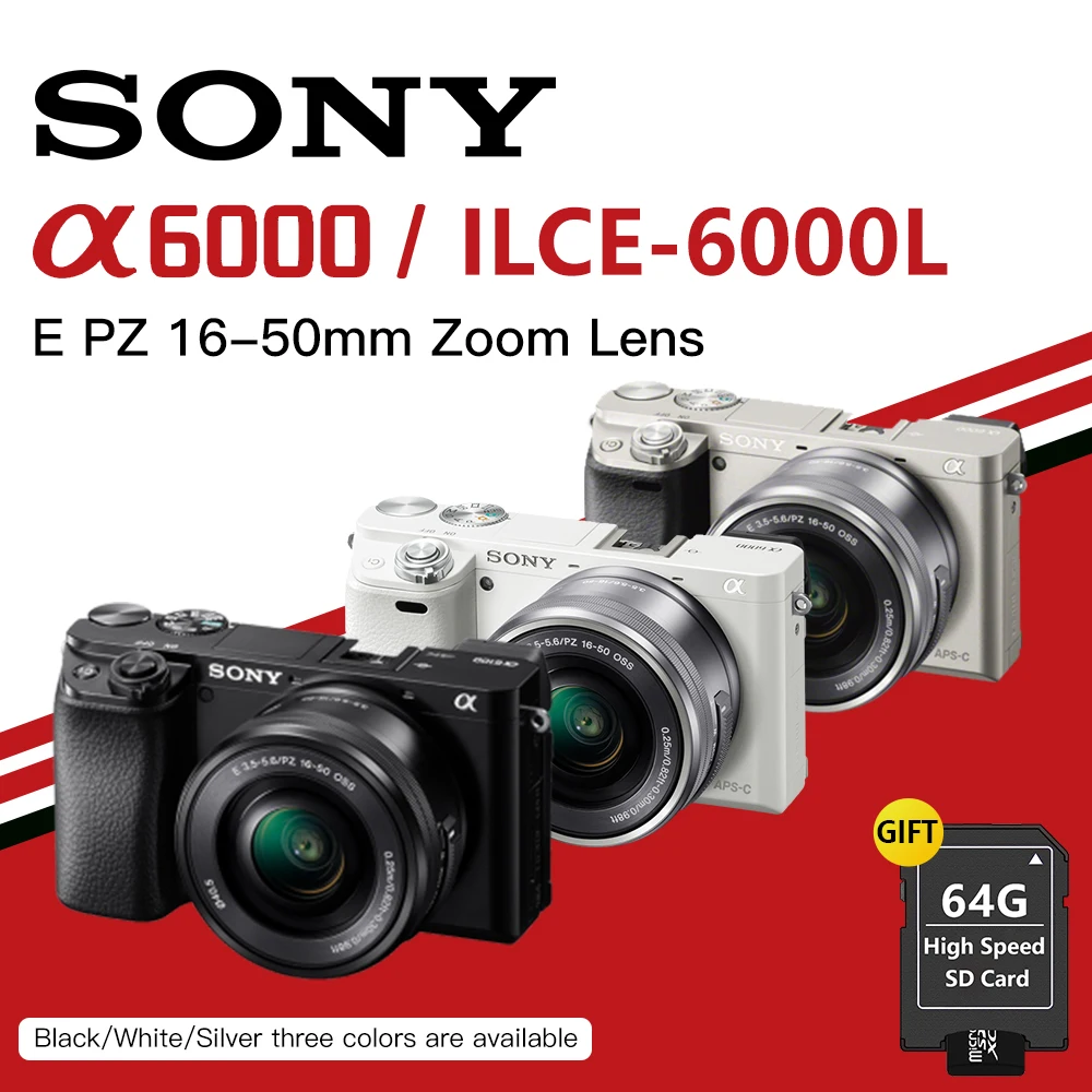 Купить Фотоаппарат и фото | Sony Alpha a6000 α6000 E-mount camera with ...