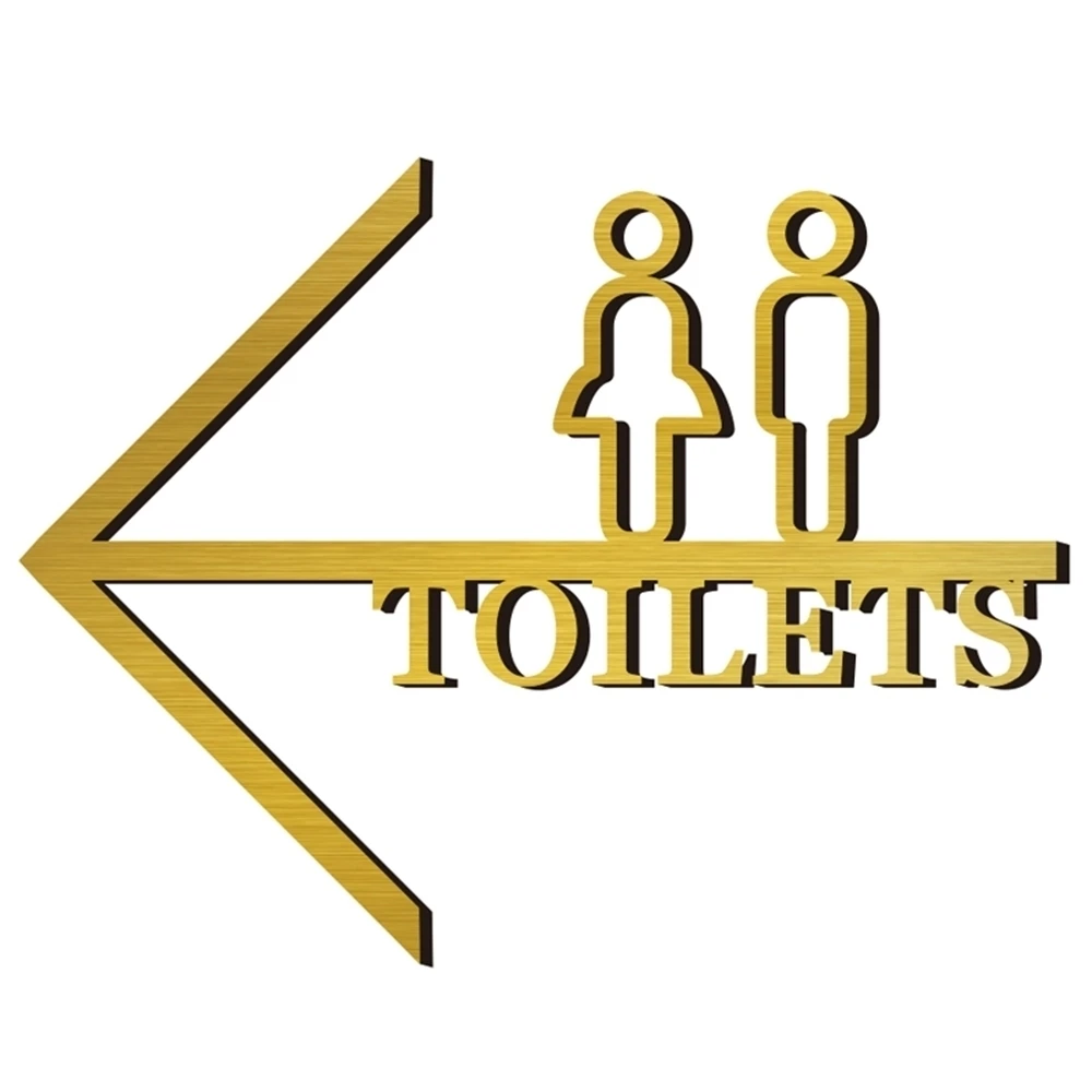 Купить Домашний декор | Creative Door Mounted Sign Plate Wc Guided ...