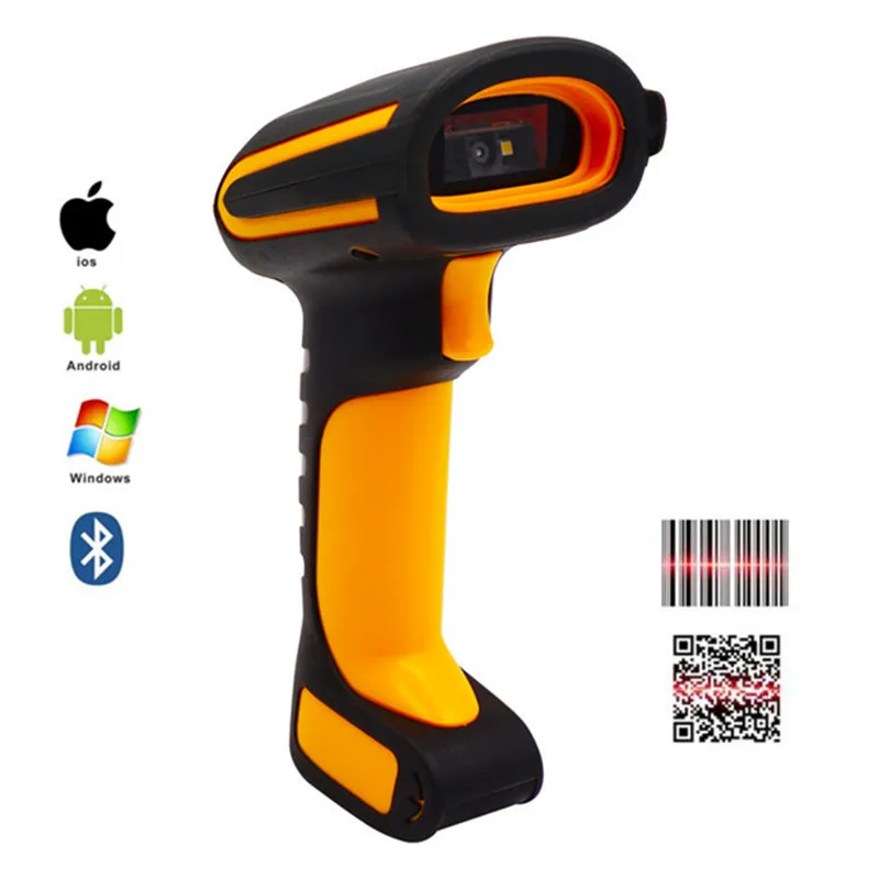 Купить Офисная электроника | QS Wireless Barcode Scanner 2.4G Bluetooth ...