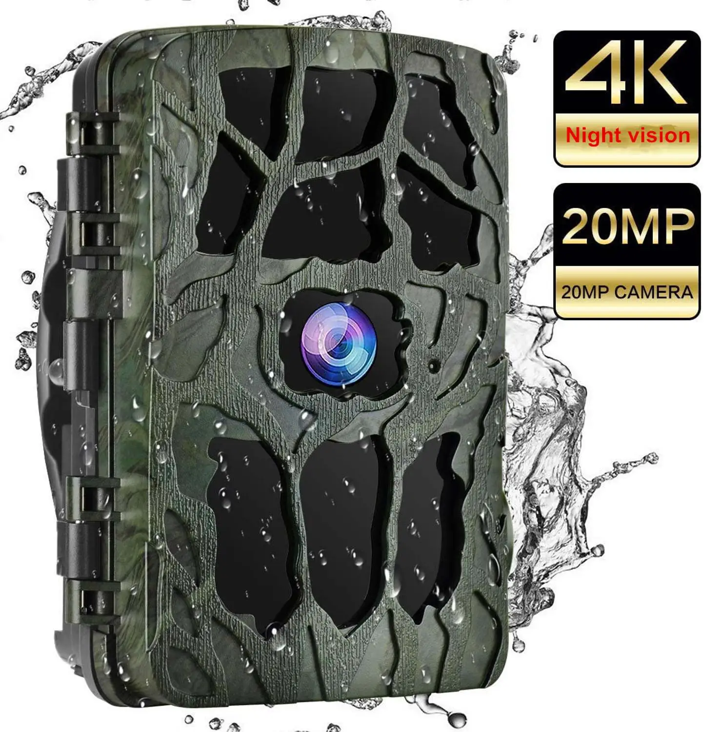 Купить Охота | 4K Hunting Camera Trap 20MP Infrared Hunt Night Vision ...