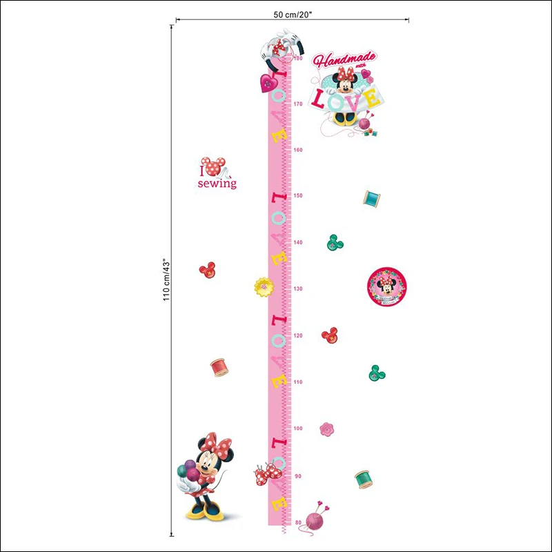 Minnie Mouse Growth Chart