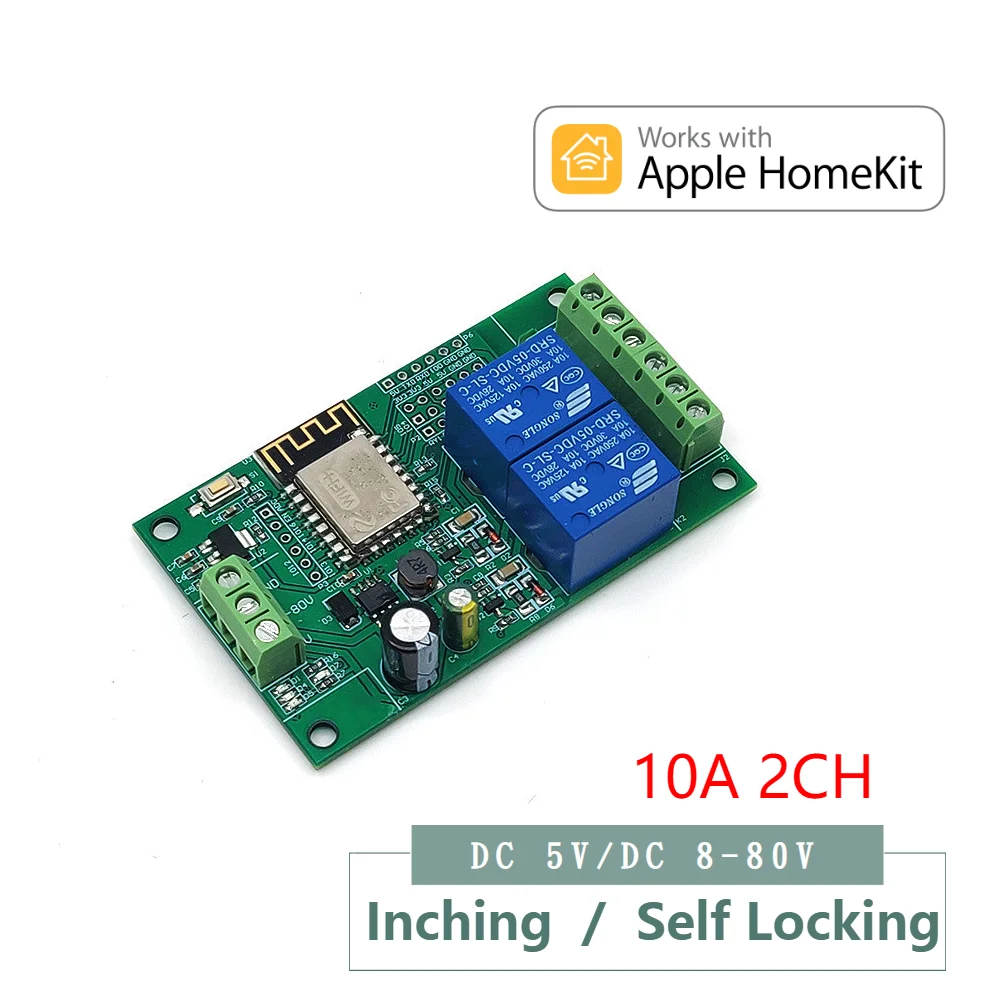 Купить Умная электроника | Homekit 2CH WiFi Relay Module Inching Switch ...