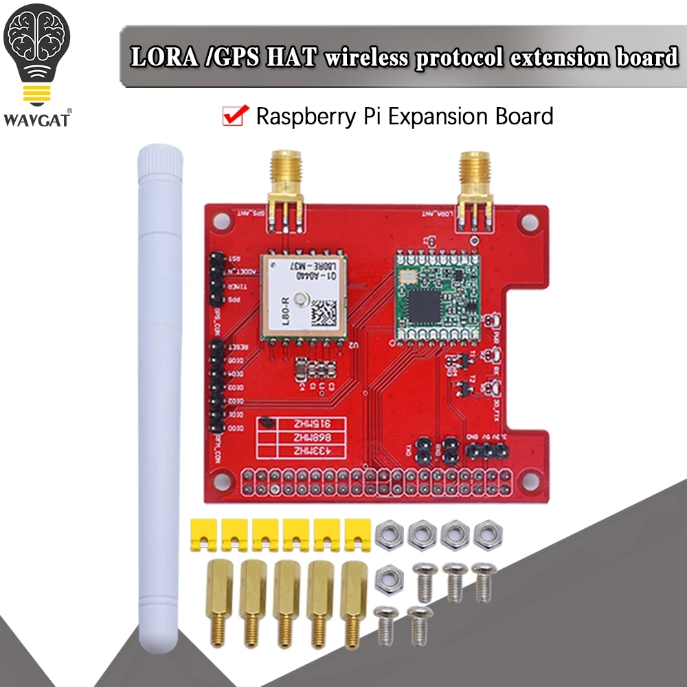 Купить Активные компоненты | LorGPS HAT V1.0 version Lora/GPS_HAT is a expension module for ...