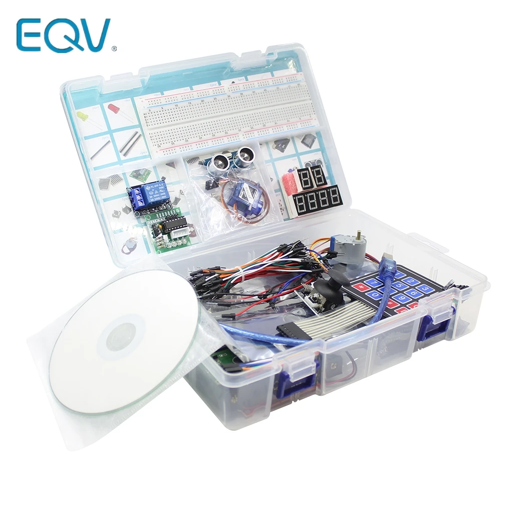 Купить Активные компоненты | Starter Kit for Arduino Uno R3 - Uno R3 Breadboard and holder Step ...