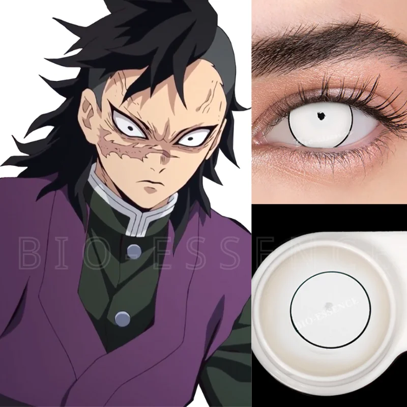 Demon Slayer Anime Cosplay Color Contact Lenses-nezuko Pink -autoeuro ...