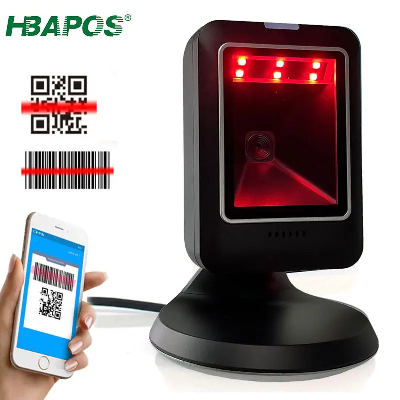 Купить Офисная электроника | HBAPOS Barcode Reader Omnidirectional 1D ...