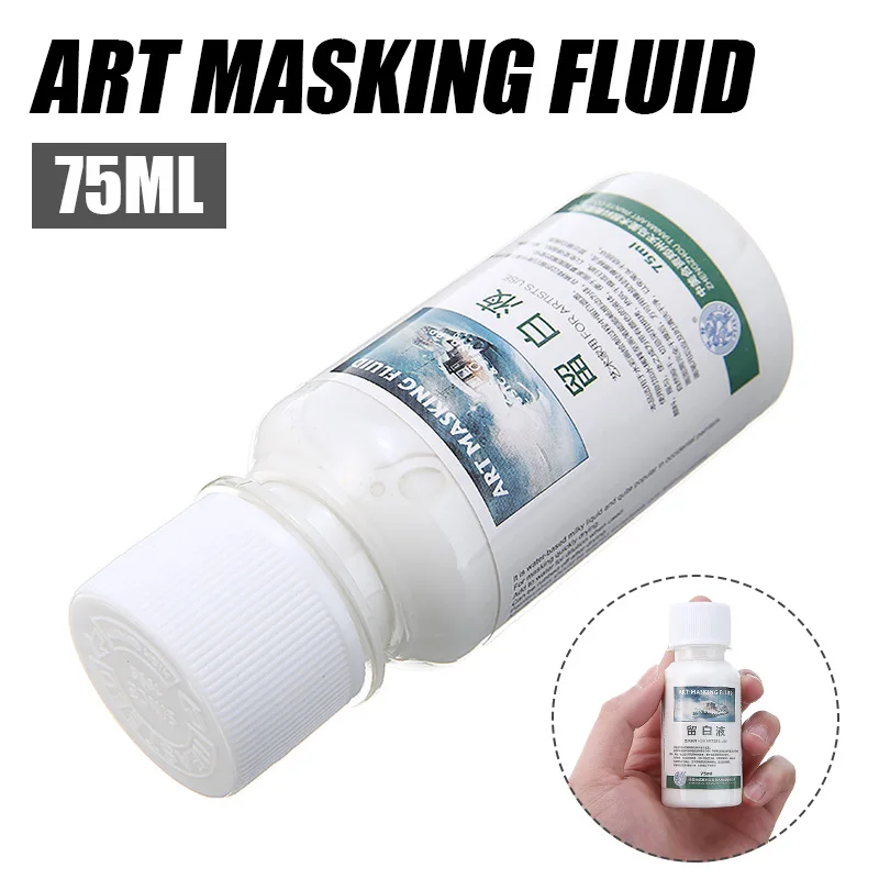 Купить Алиэкспресс | 75ml Art Masking Fluid Retaining Liquid Pigment ...