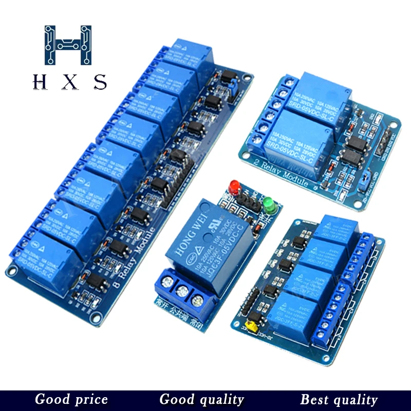 Купить Электрооборудование и расходные материалы | 1PCS 5V 12V 1 2 4 8 channel relay module with ...