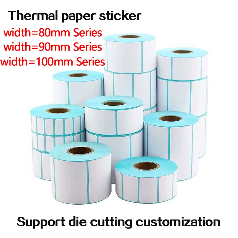 Купить Бумага | Blank self-adhesive paper rolls custom sticker thermal ...