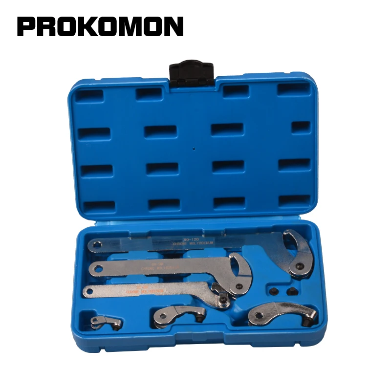 Купить Алиэкспресс | 35-120mm Adjustable Pin And Hook Spanner Wrench 6 ...