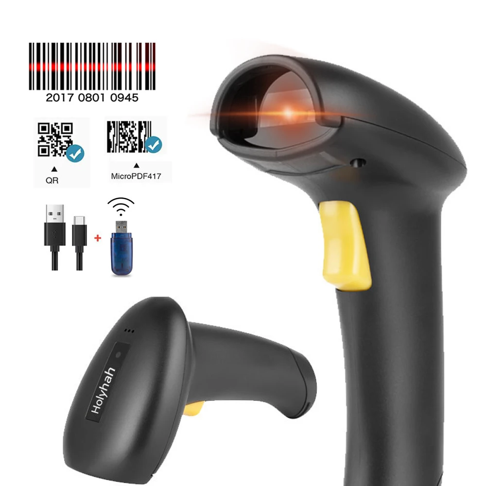 Купить Офисная электроника | A30D 2.4G Wireless 2D Barcode Scanner And Wired A3D 1D 2D QR Code ...