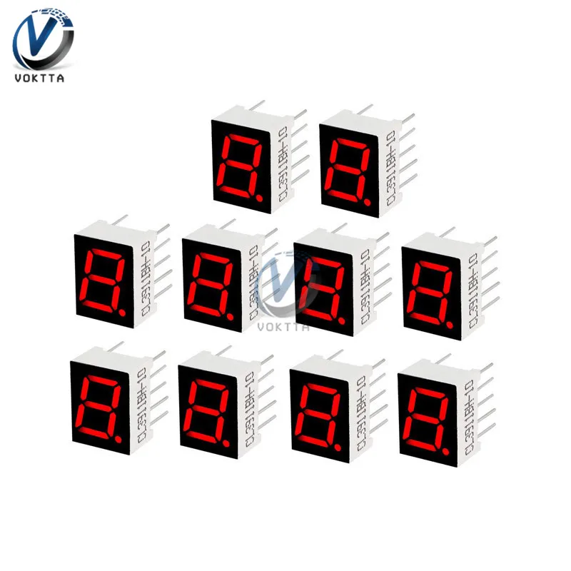 Купить Светодиодное освещение | 0.56 Inch 7 Segment LED display 1 bit ...