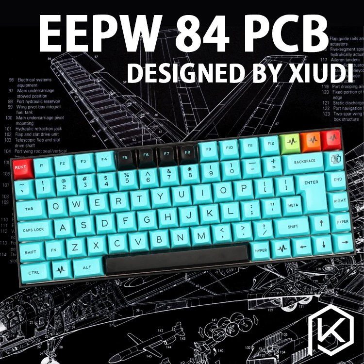 Купить Мышь и клавиатуры | xd84 pro 75% eepw84 Custom Mechanical ...