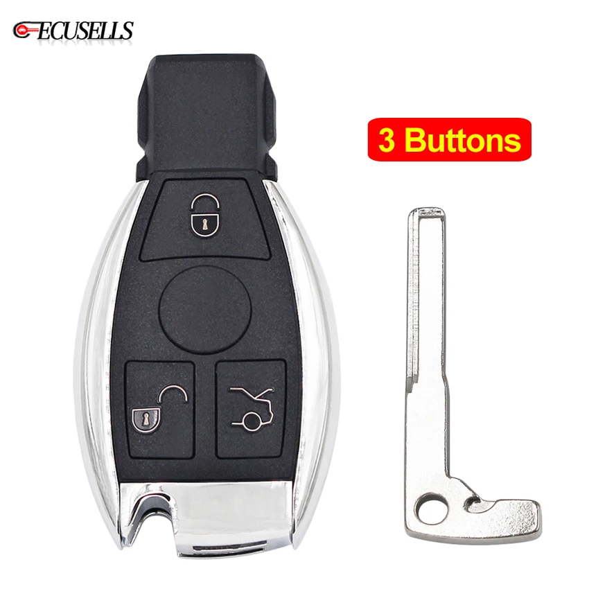 Купить Автомобильные запчасти | 3 Button Remote Smart Car Key Shell ...