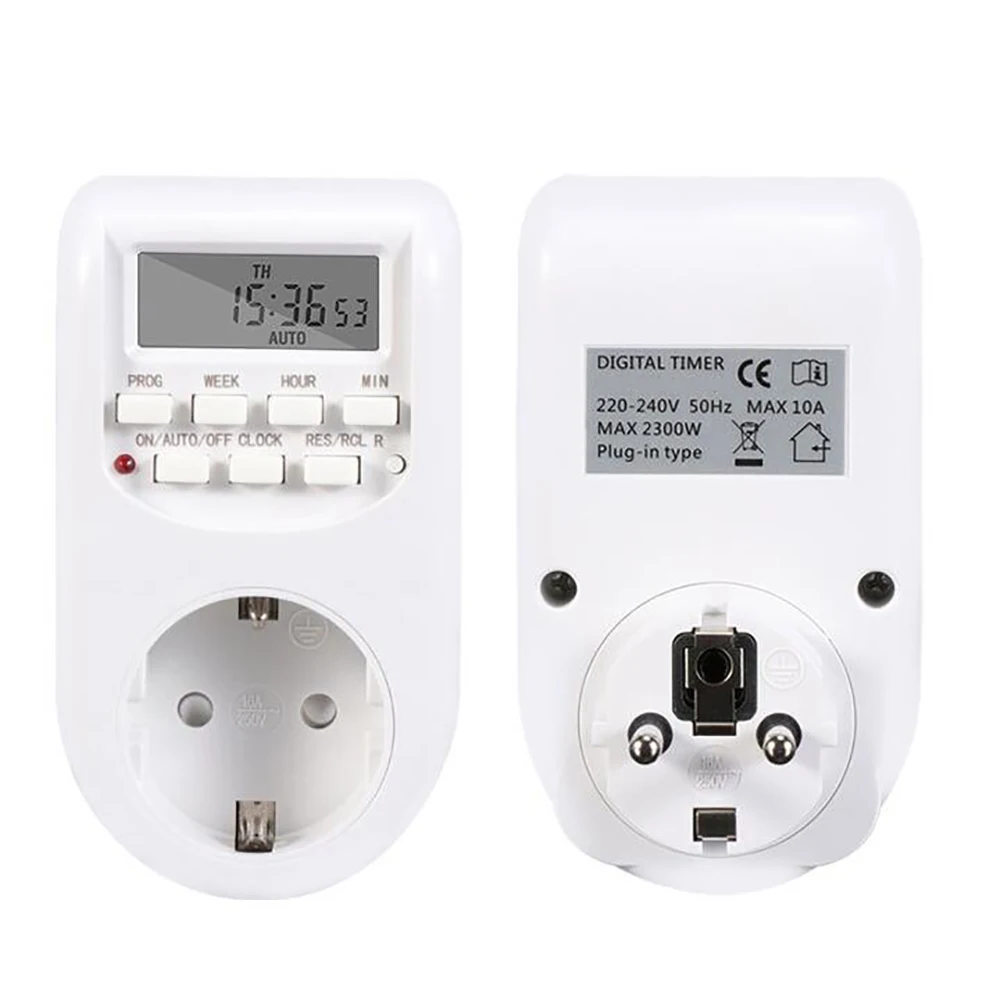 Купить Аксессуары и запчасти | KEBIDU Digital Timer Switch Energy Saving Smart Power Socket 230V ...