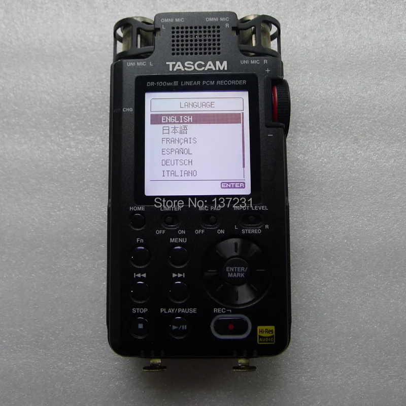 Купить Портативное аудио и видео | TASCAM DR-100MKIII recorder DR ...
