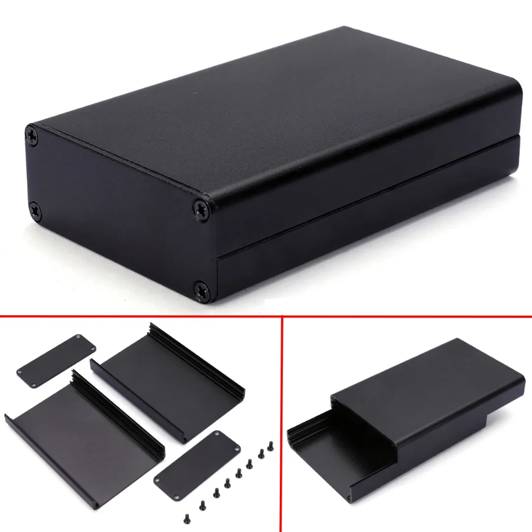 Купить Осветительные приборы | Black Aluminum PCB Instrument Box DIY ...