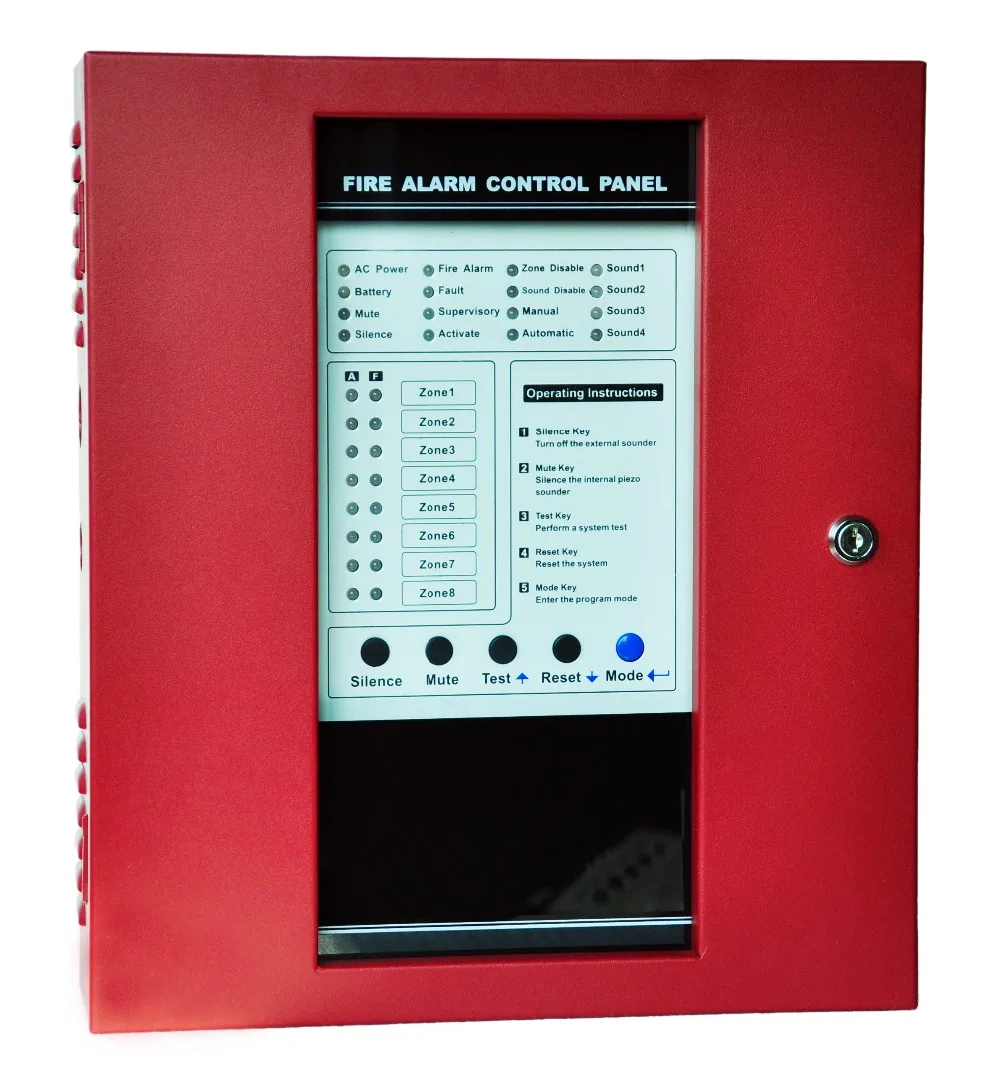 Купить Противопожарная защита | Fire Alarm System CJ-F1008 8 Zones ...
