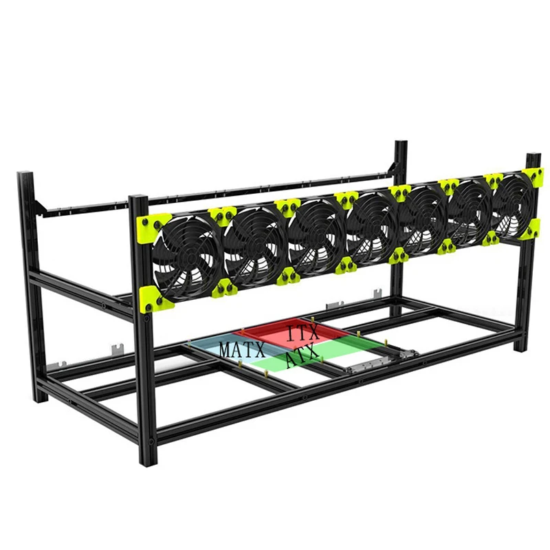 Купить Офисная электроника | 8 GPU Graphics card Aluminum alloy mine ...