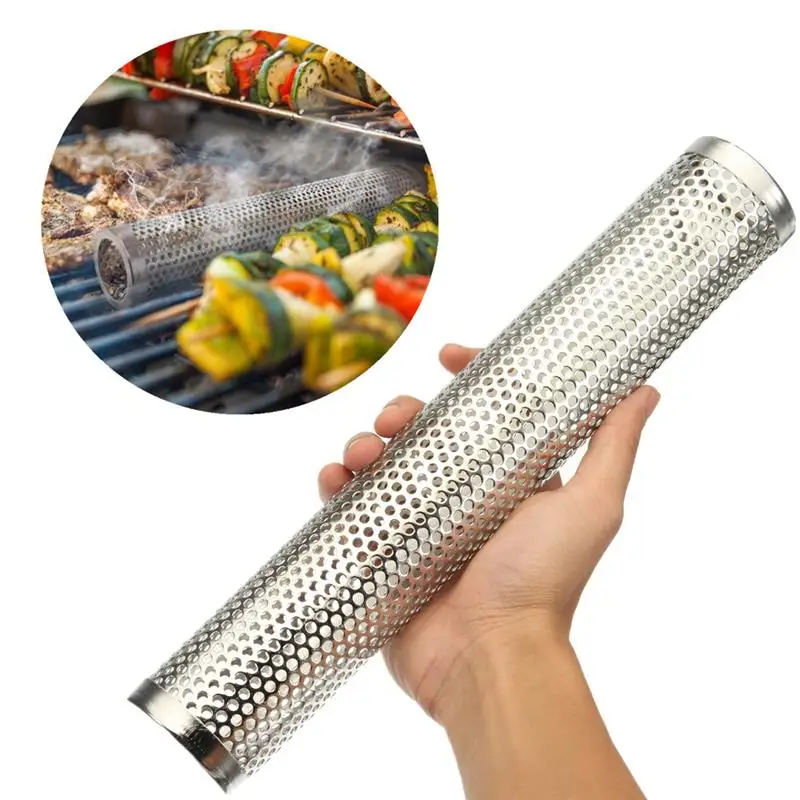 Купить Садовые товары | 15/30cm Square Round BBQ Grill Hot Cold Smoking ...