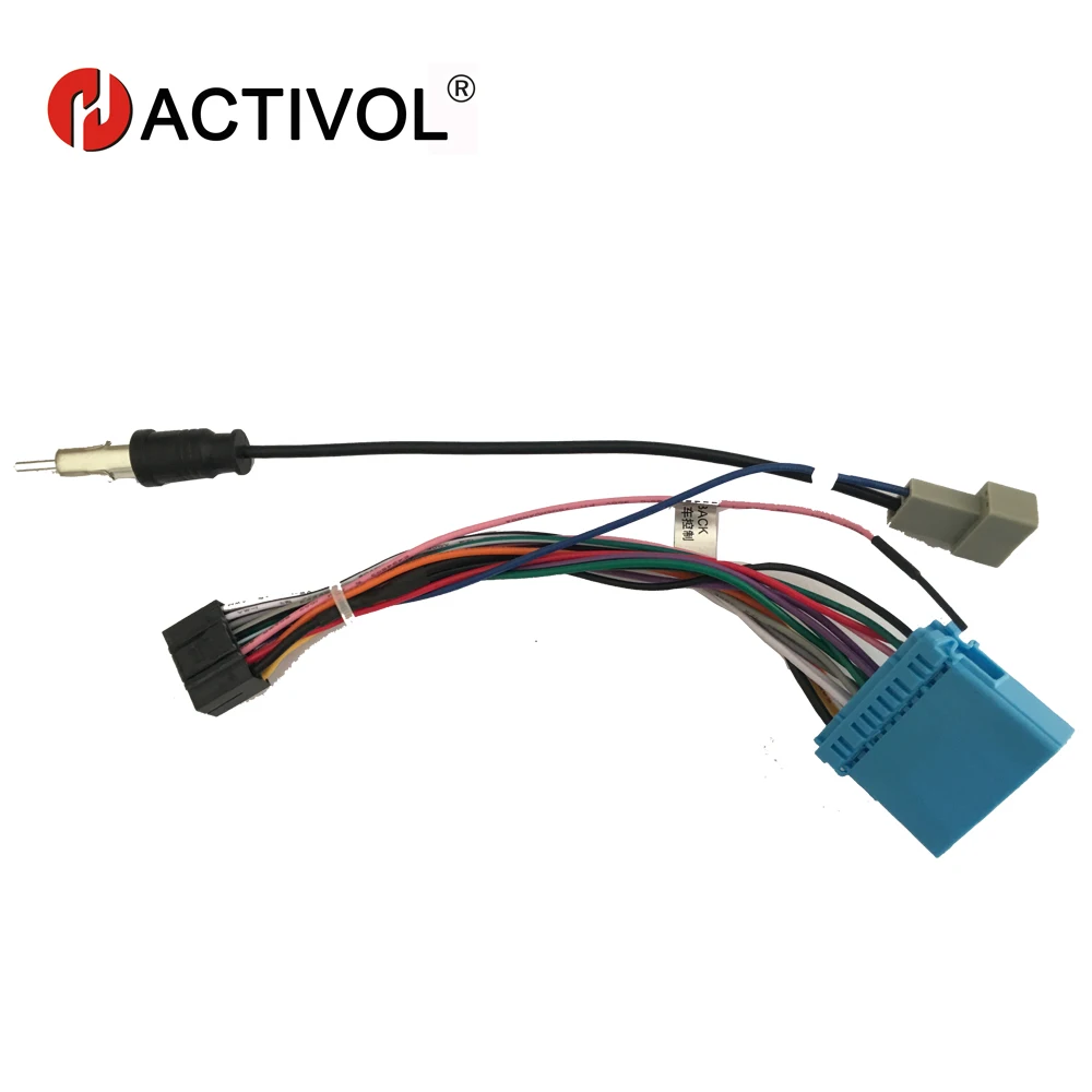 Car Radio Cable 16pin Power Wiring Harness Android