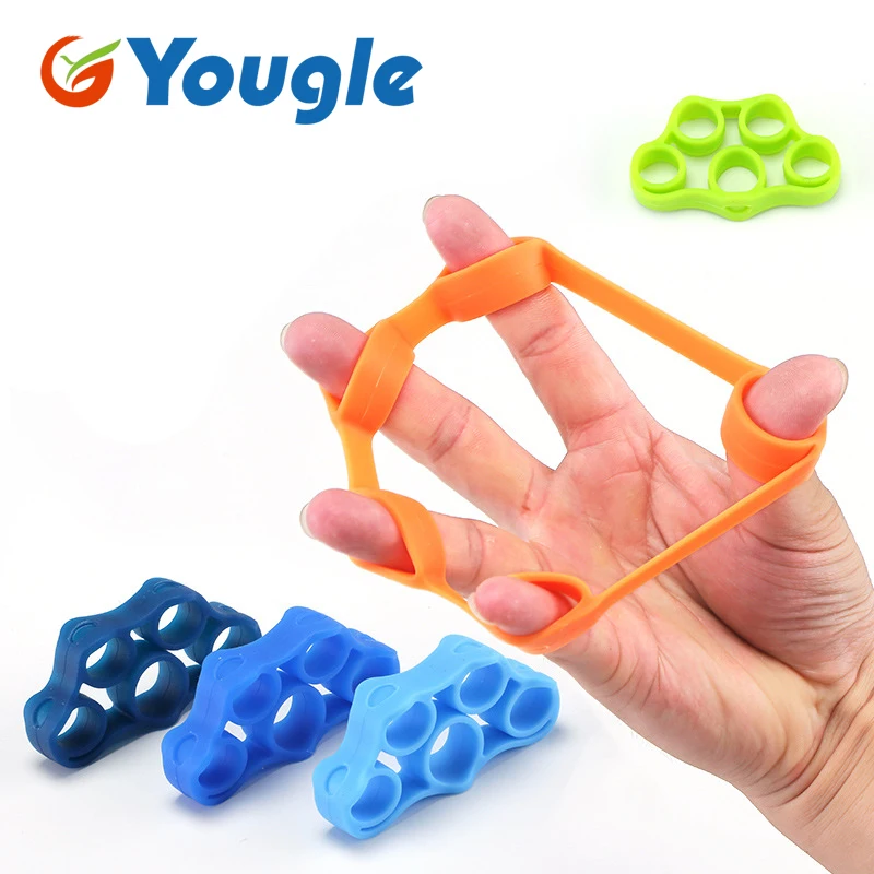 Купить Фитнес и бодибилдинг | Silicone Ring 3 Levels Finger Hand Grip ...