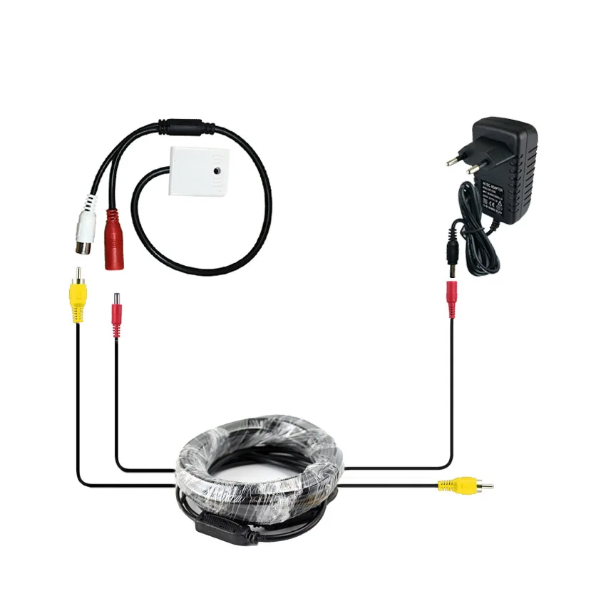 Купить Видеонаблюдение | High Sensitive Microphone Kit Security Camera ...