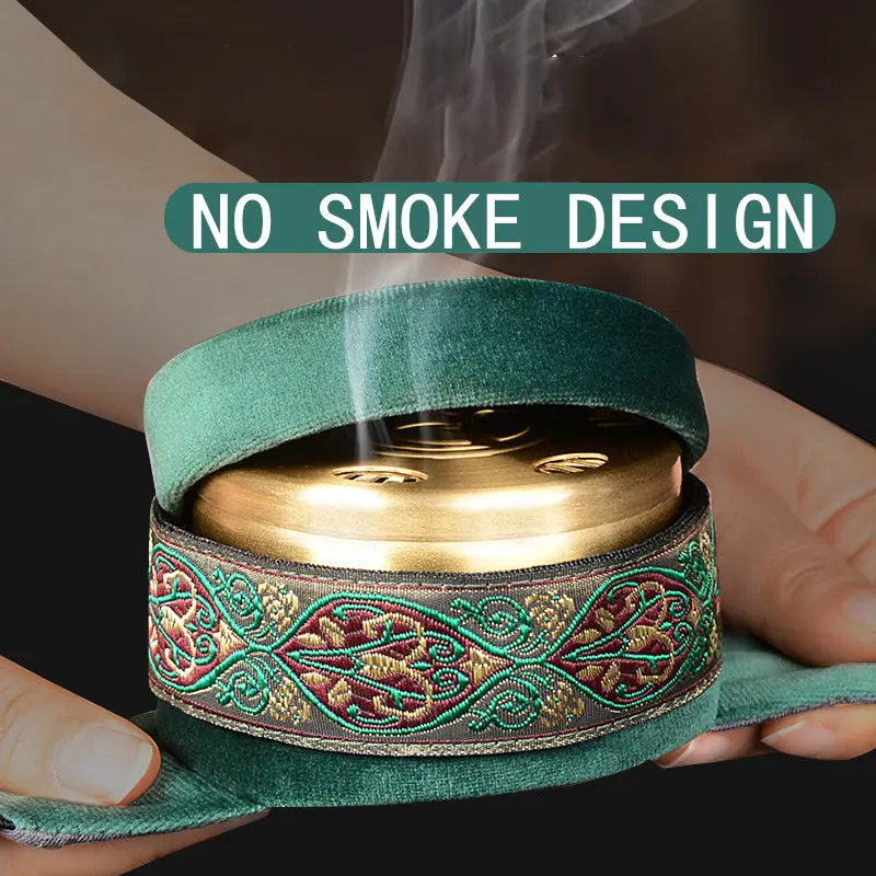 Купить Здоровье | Brass Copper Moxa Moxibustion Box Bag Moxa Burner Acupuncture Roller Stick ...
