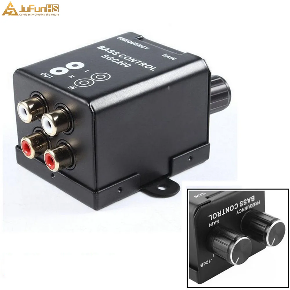 Car amplifier with volume control