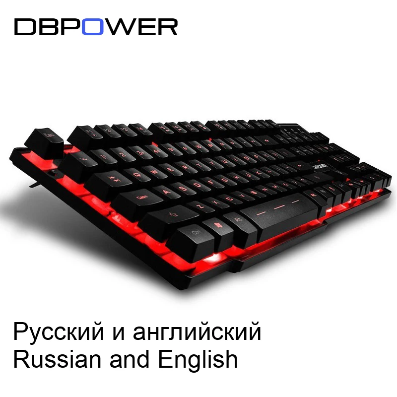 Купить Мышь и клавиатуры | DBPOWER Russian / English 3 Color Backlight ...