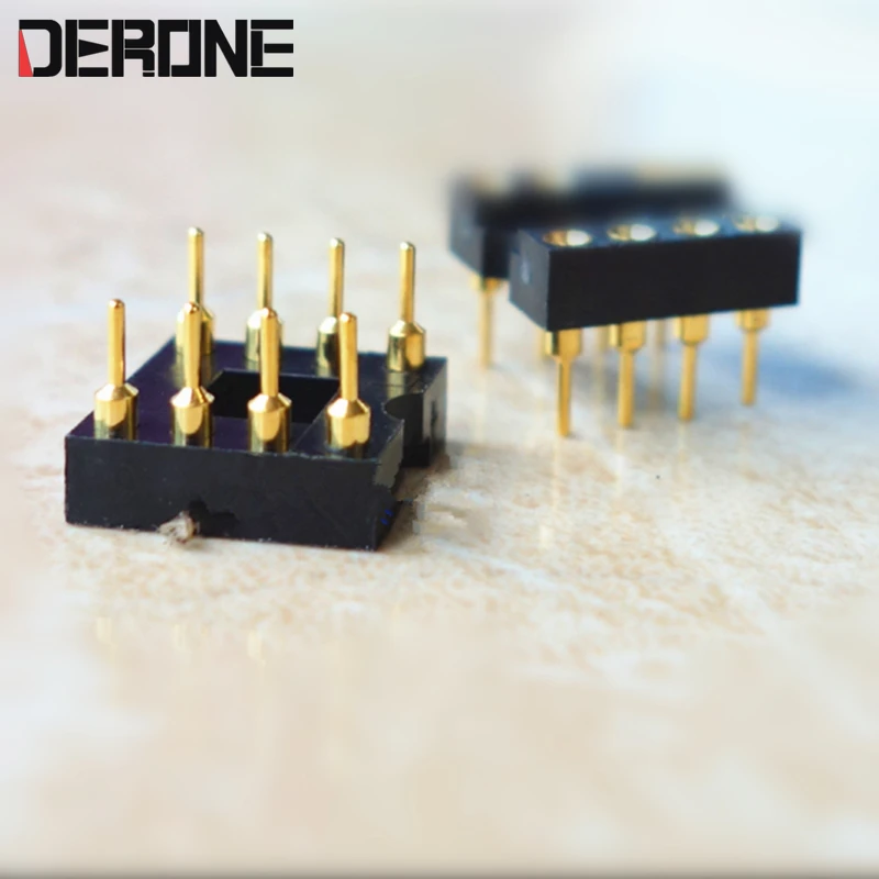 Купить Аксессуары и запчасти | 2 piece op amp seat IC socket 3 U gold ...