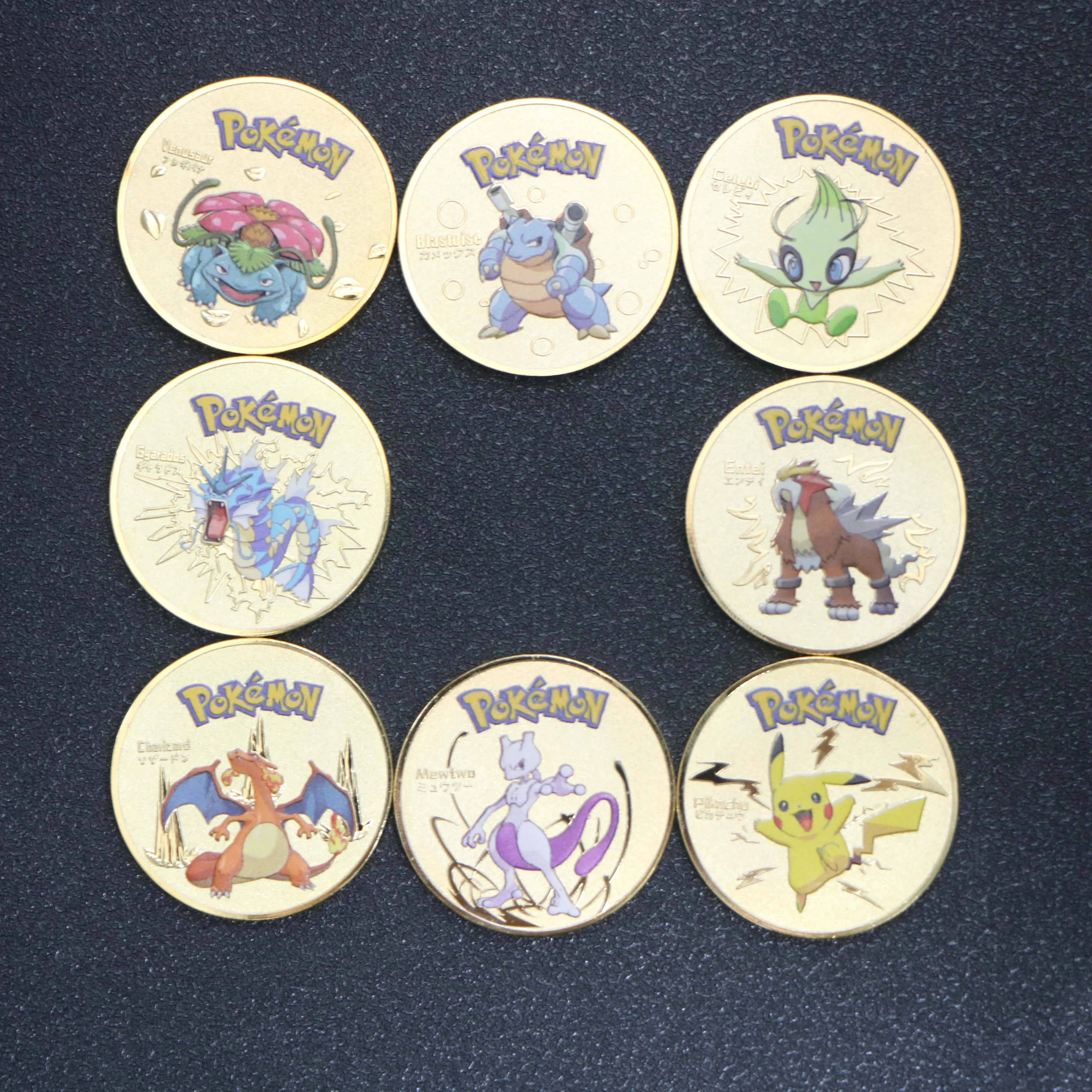Купить Домашний декор | Non Magnetic Pocket Monsters Gold Coins ...