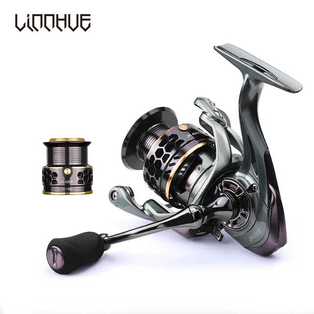 Купить Рыбная ловля | LINNHUE Fishing Reel Saltwater Sea 1000-6000 5BBS Metal Spool Handle Fresh ...