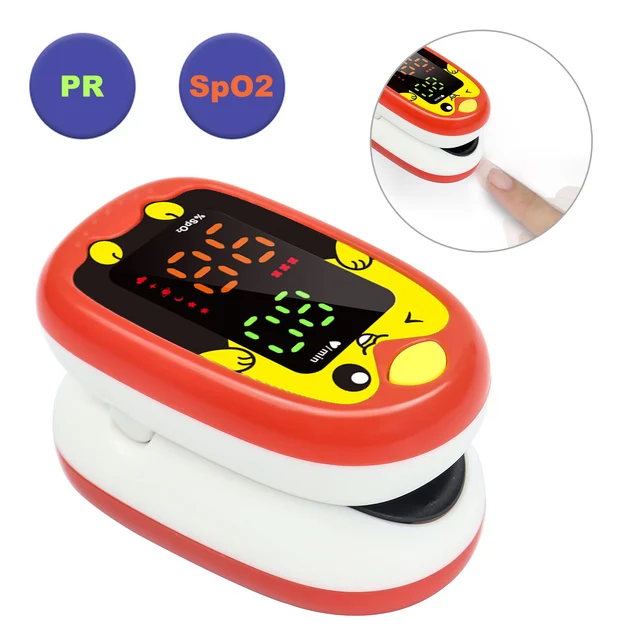 Купить Алиэкспресс | Children Fingertip Pulse Oximeter LED Display ...