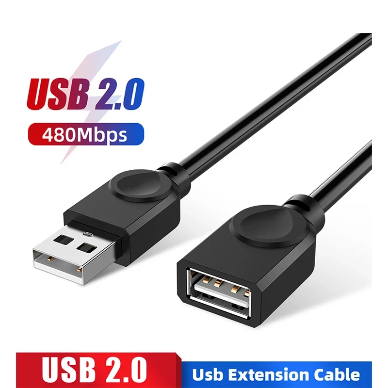 Купить Аксессуары и запчасти | USB 2.0 Extension Cable Data Male to ...