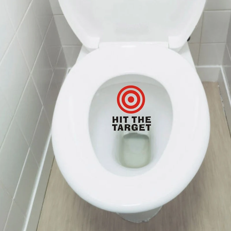 Купить Домашний декор | Hit The Target Toilet Stickers For WC Washroom ...