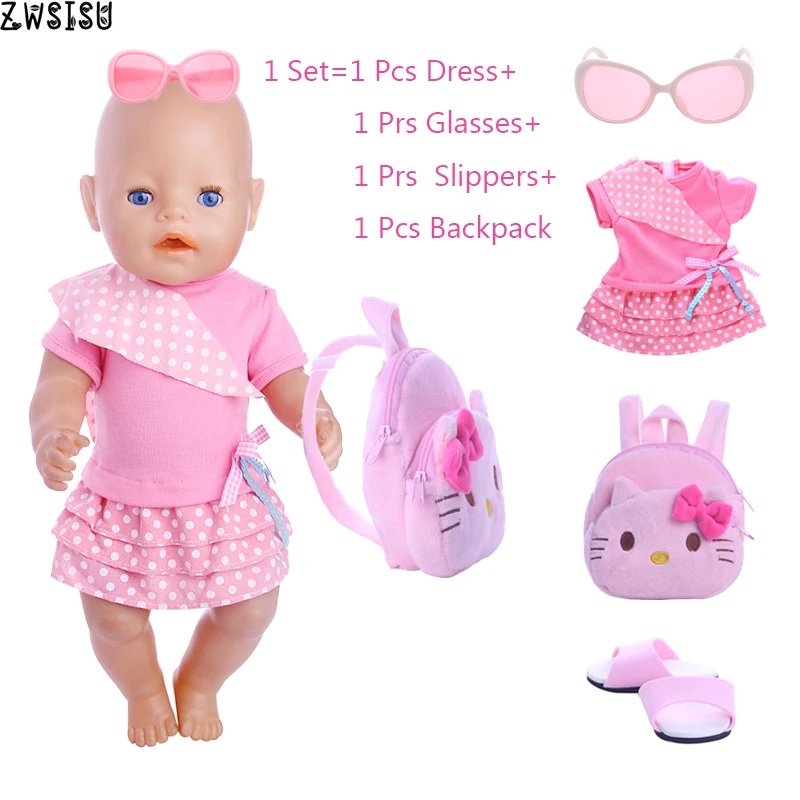 Купить Куклы и аксессуары | 4 Styles 1 Set/4 Pcs=1 Doll Clothes+1 ...