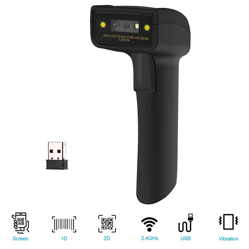 Купить Офисная электроника | 1D 2D CMOS Wireless Bar Code Scanner USB ...