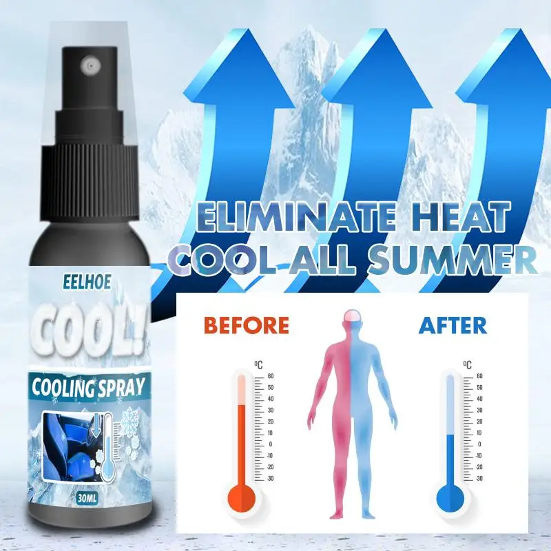 Купить Автомобильные запчасти | 30ml Instant Cooling Spray Coolant Long ...