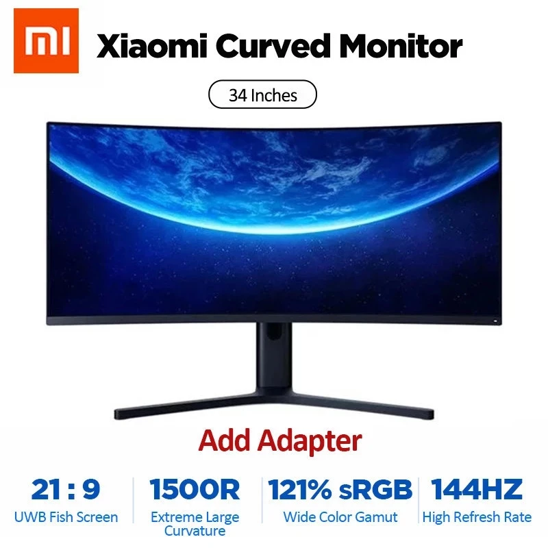 Купить Компьютерная периферия | XIAOMI Curved Gaming Monitor 34-Inch ...