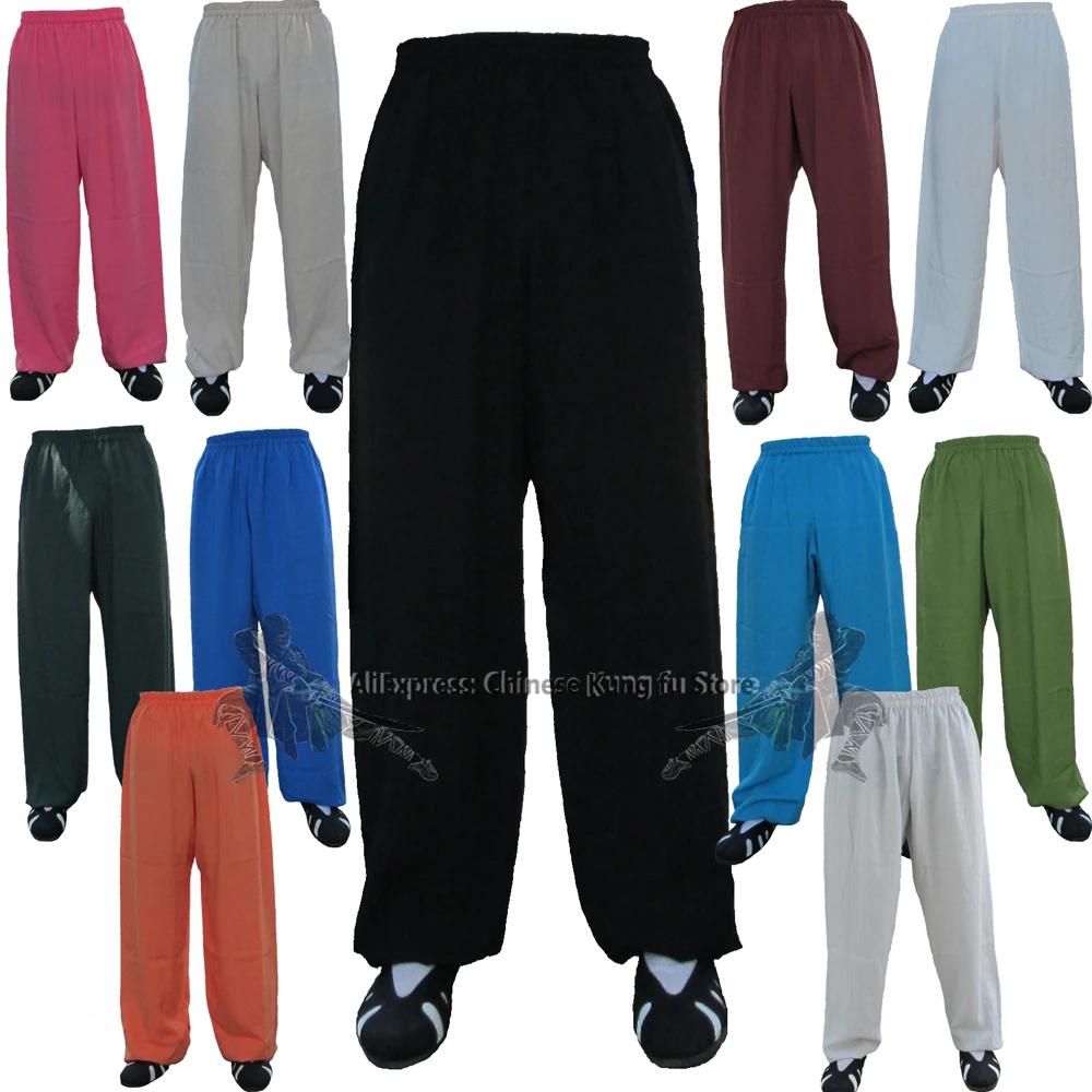 Купить Фитнес и бодибилдинг | 25 Colors Soft Chinese Kung fu Pants ...