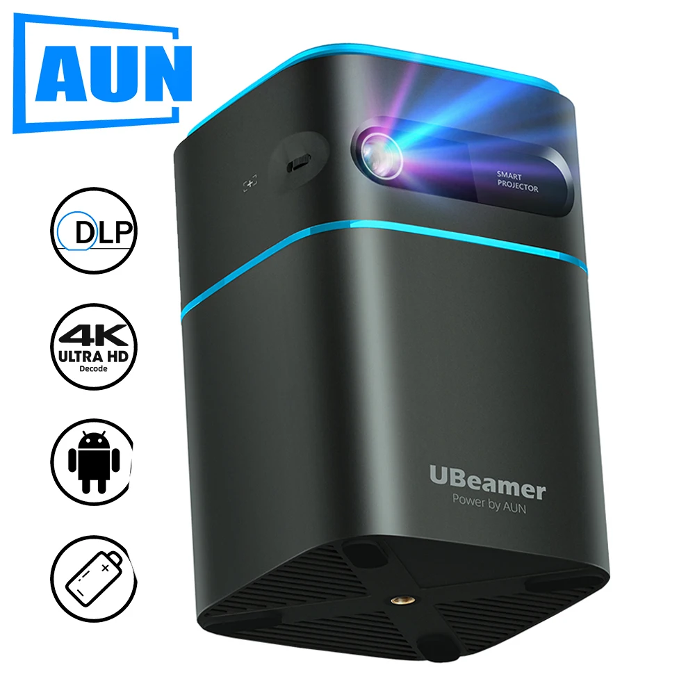 Купить Домашнее аудио и видео | AUN MINI Projector Android 9 Beamer ...