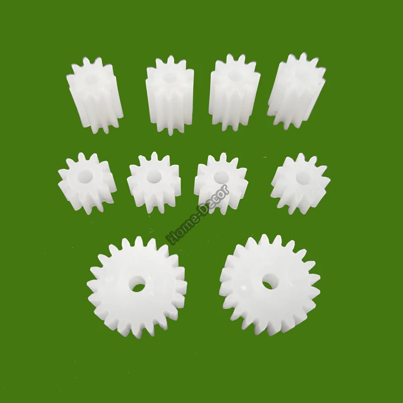 Купить Скобяные изделия | 10 PCS 8T-56T Teeth 0.5 Modulus DIY Spindle ...