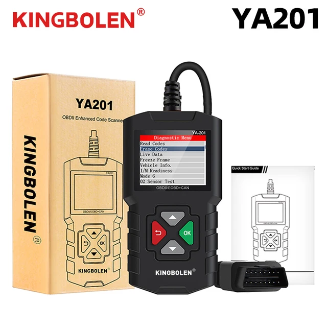 Купить Алиэкспресс | KINGBOLEN YA201 Car OBD2 EOBD Code Reader ...