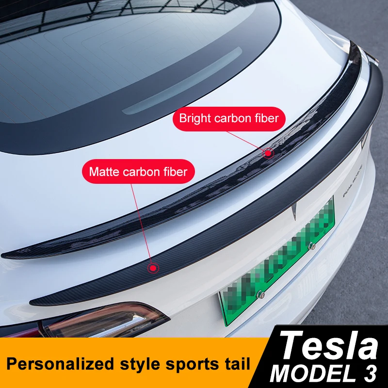 Купить Алиэкспресс | 2022 Newest Model 3 Car Trunk Wing Original ...