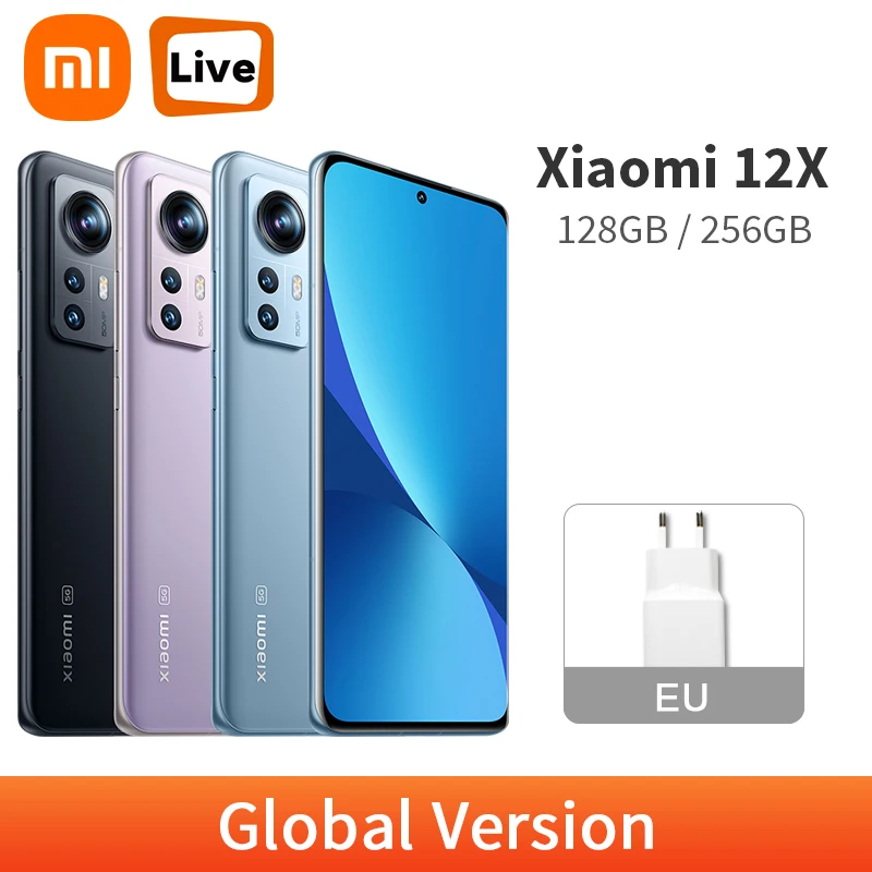 Купить Алиэкспресс | Global Version Xiaomi Mi 12X Cellphone 8GB 256GB ...