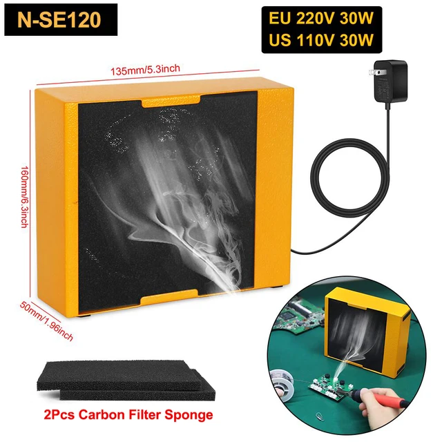 Купить Алиэкспресс | NEWACALOX Portable Solder Fume Extractor Solder ...